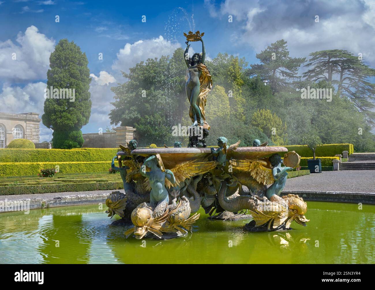 Photo of the Mermaid Fountain in the Italian Garden created by sculptor ...