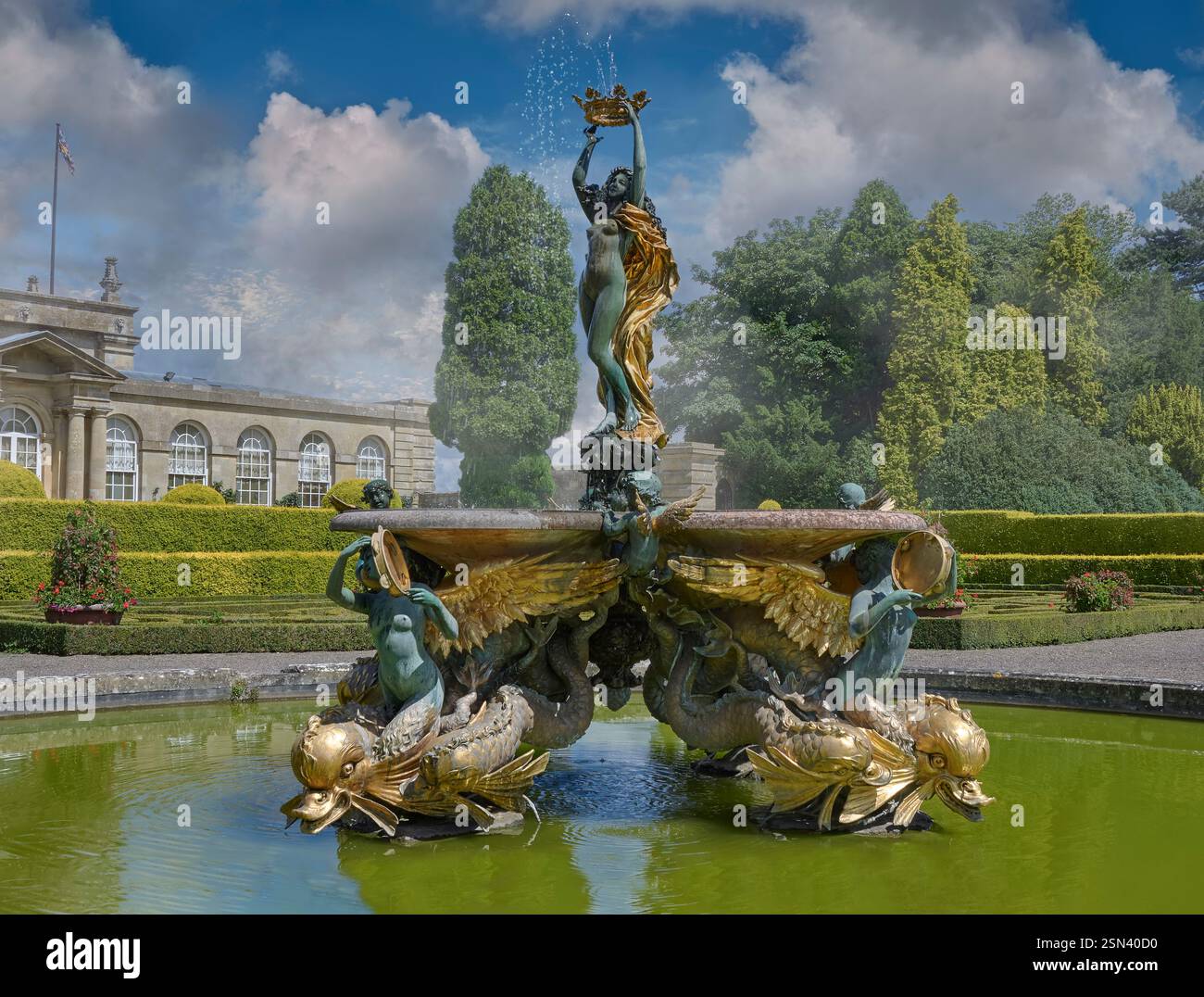 Photo of the Mermaid Fountain in the Italian Garden created by sculptor ...