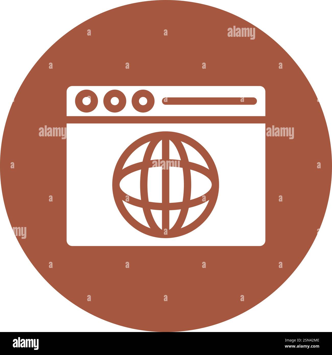 Web browser Vector Icon Design Illustration Stock Vector Image & Art ...