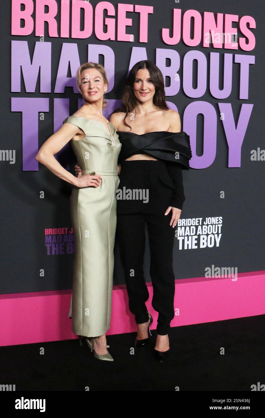 February 12, 2025 Renée Zellweger, Sarah Solemani attend Peacock ...
