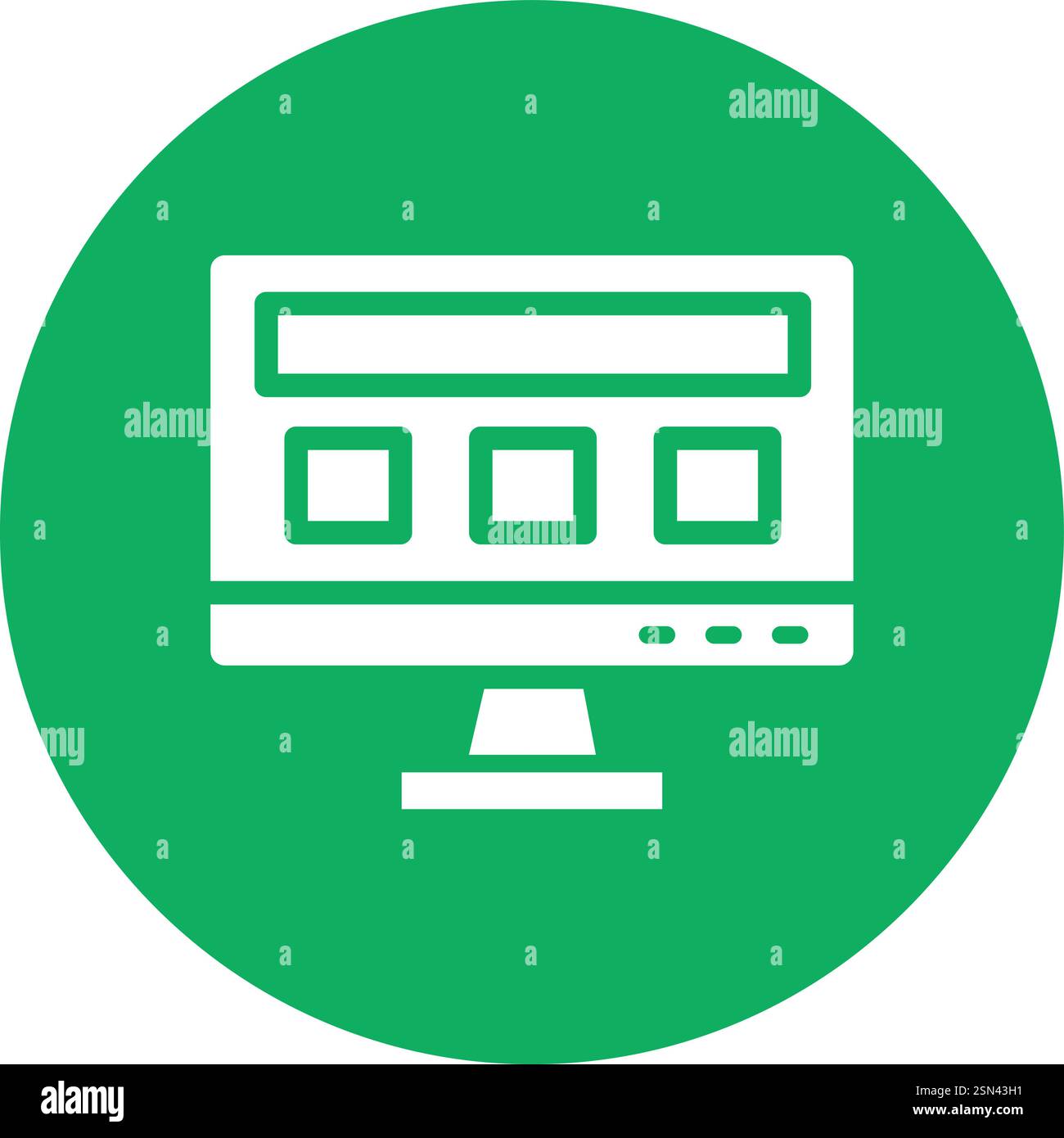 Web ui vector vectors Stock Vector Images - Alamy