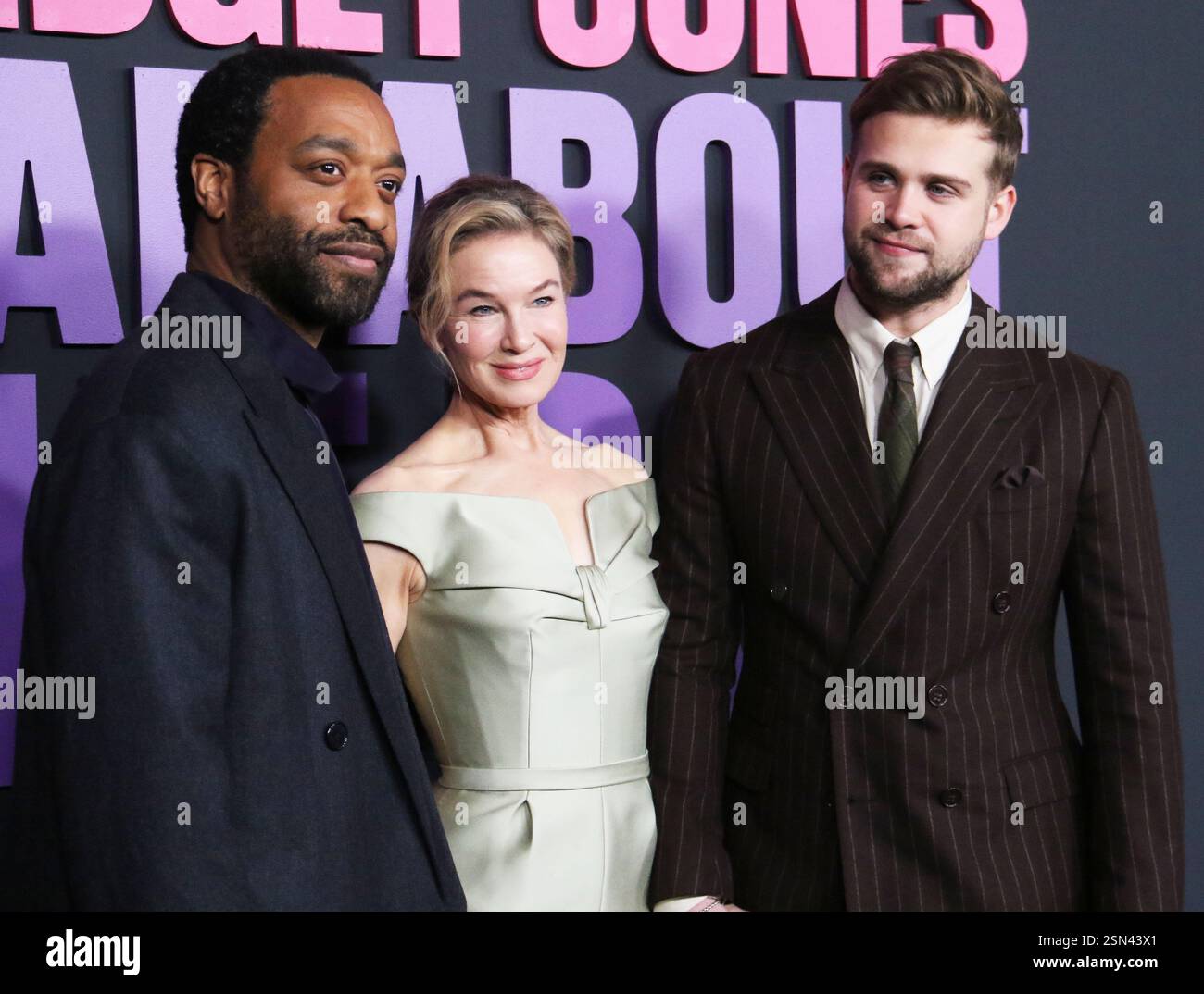 February 12, 2025 Chiwetel Ejiofor, Renée Zellweger, Leo Woodall attend ...
