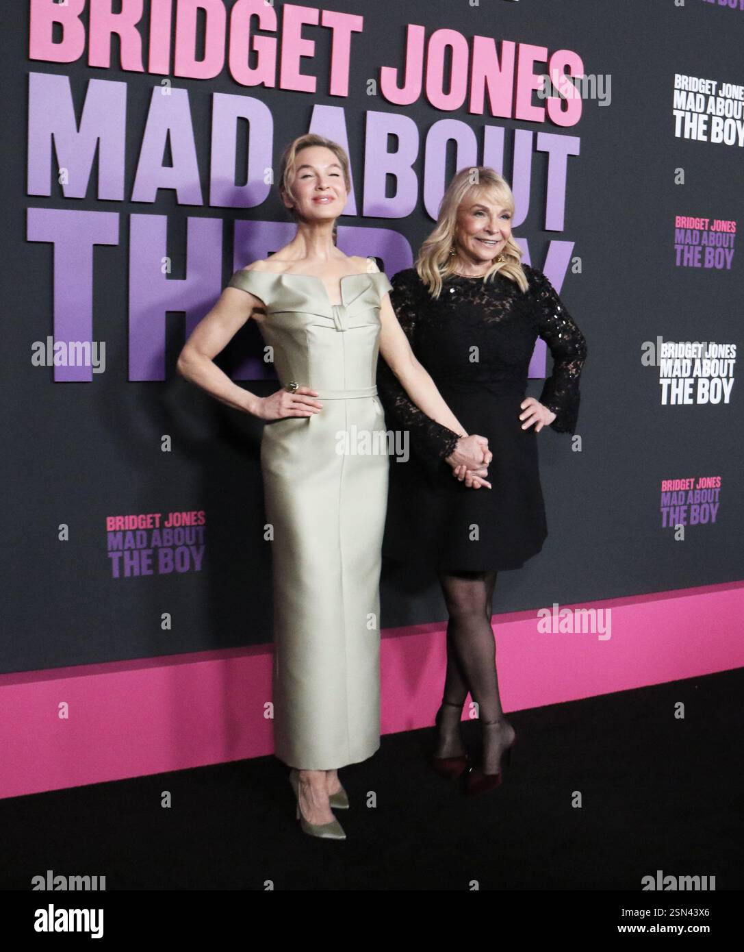 February 12, 2025 Renée Zellweger, Helen Fielding attend Peacock ...