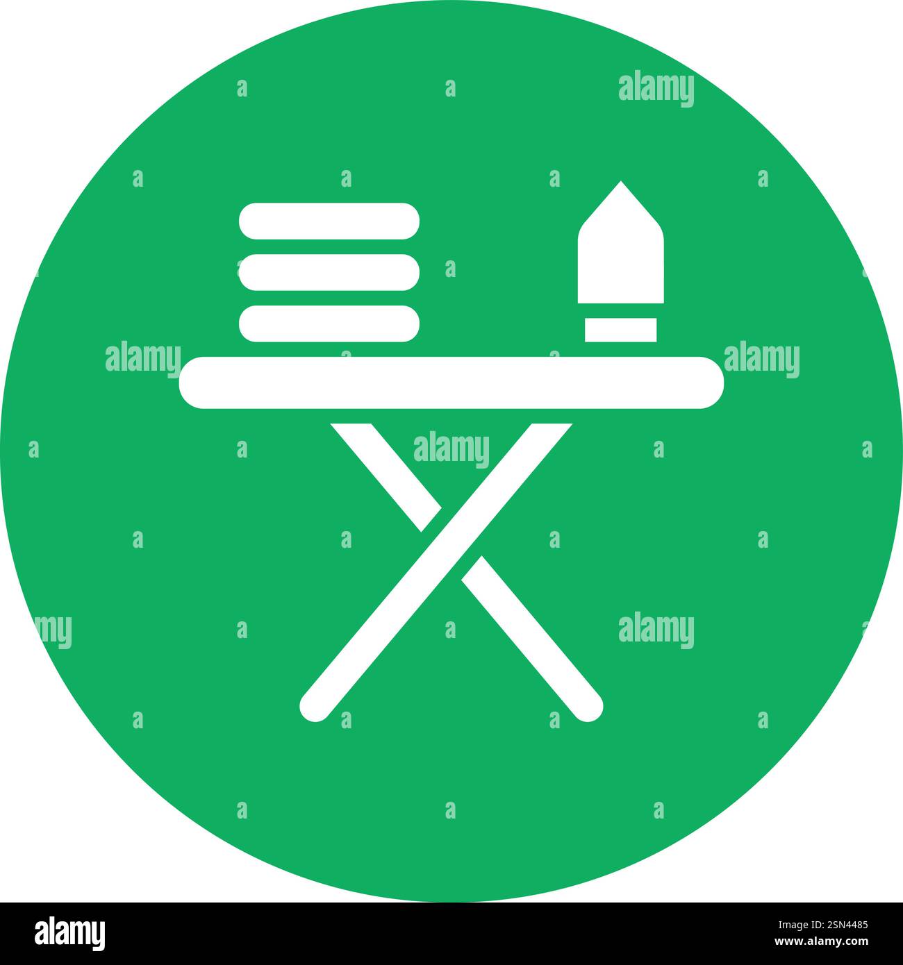 Ironing board Vector Icon Design Illustration Stock Vector Image & Art ...