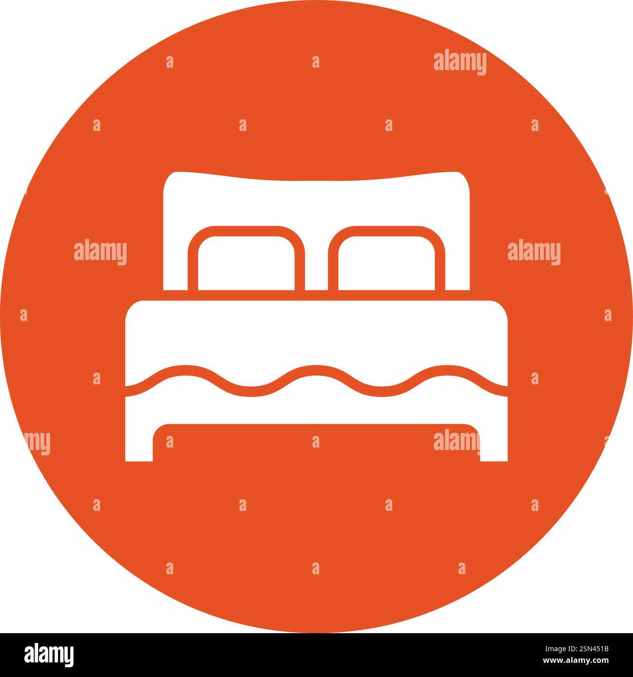 Bed Vector Icon Design Illustration Stock Vector Image & Art - Alamy