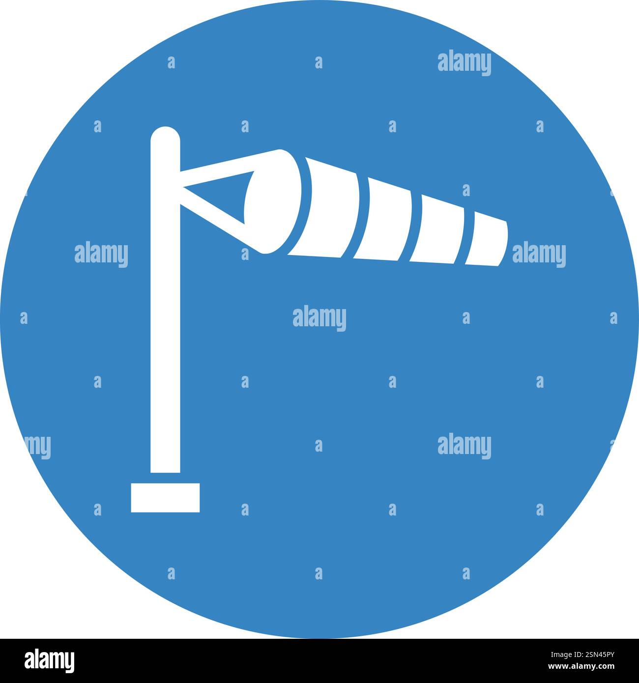 Windsock Vector Icon Design Illustration Stock Vector Image & Art - Alamy