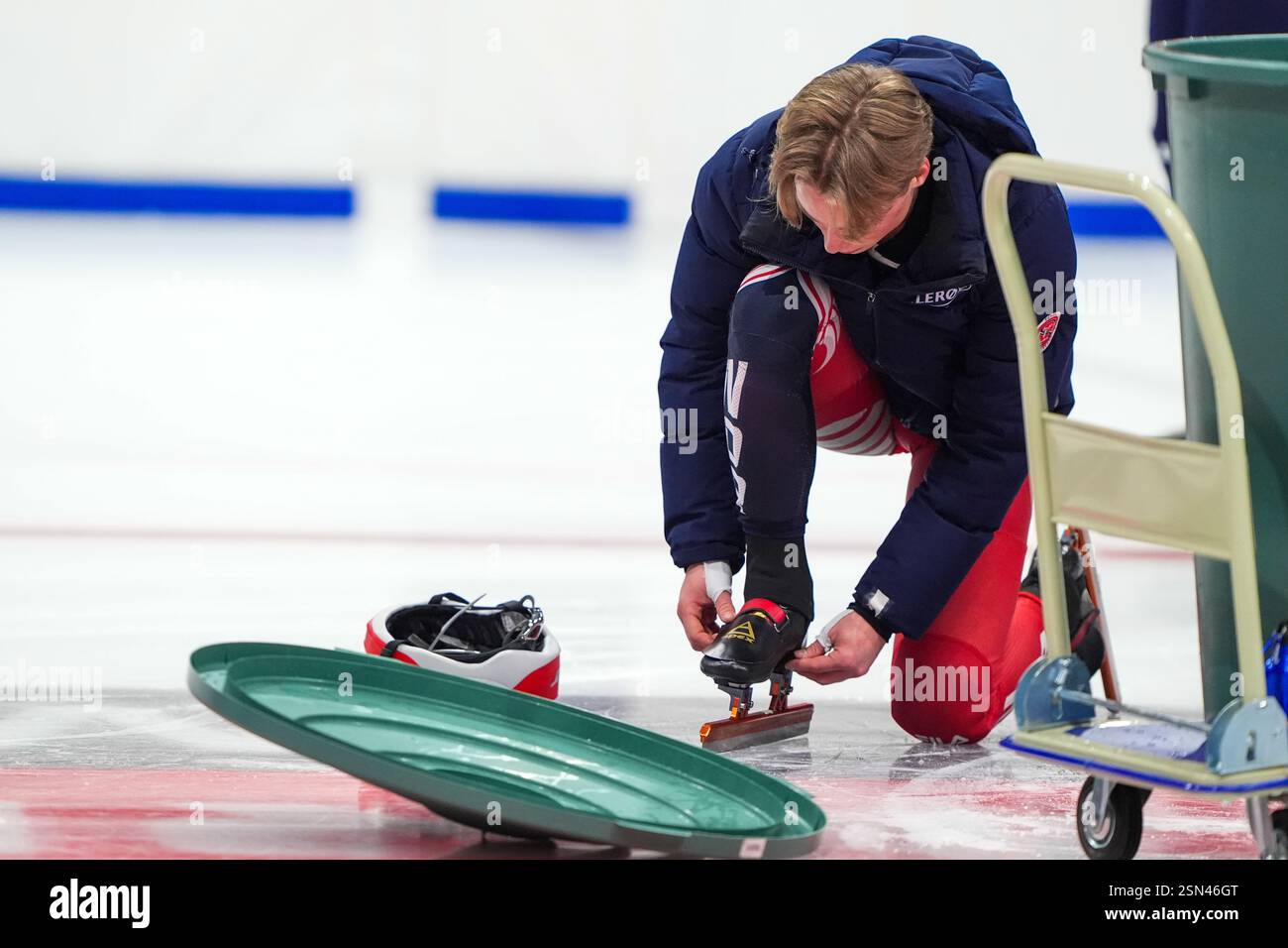 Milan, Italy. 13th Feb, 2025. MILAN, ITALY - FEBRUARY 13: Linus August ...