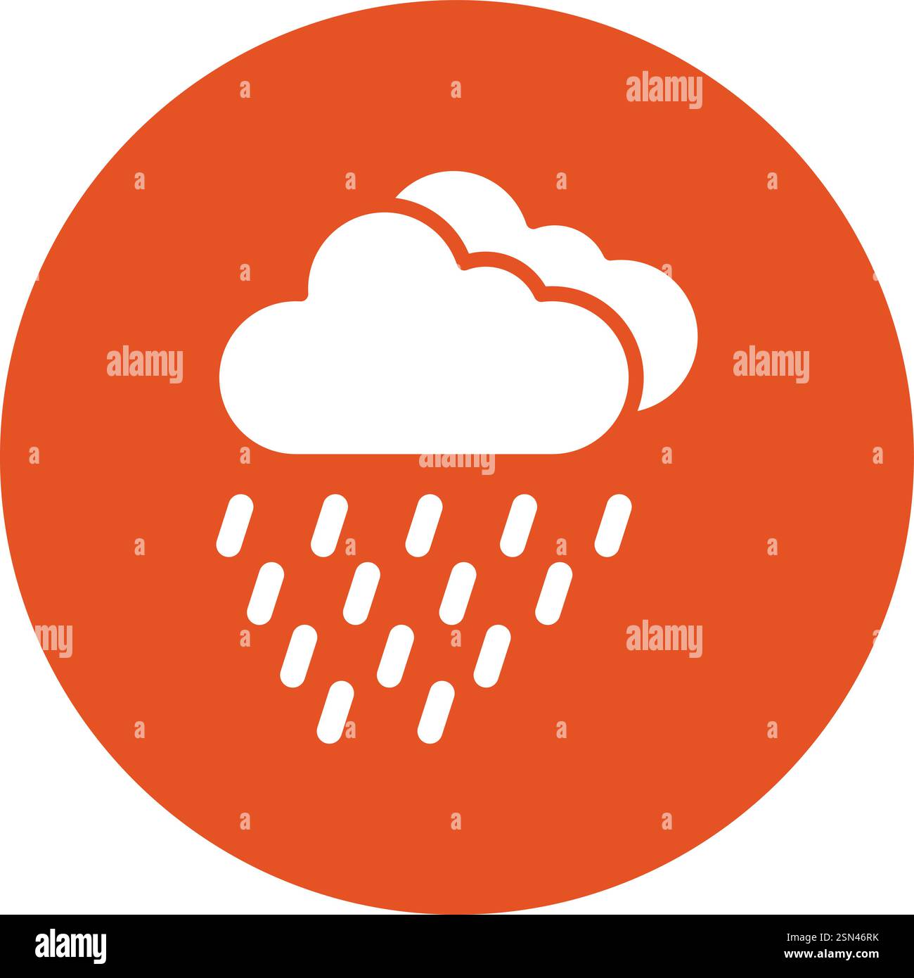 Rain Vector Icon Design Illustration Stock Vector Image & Art - Alamy