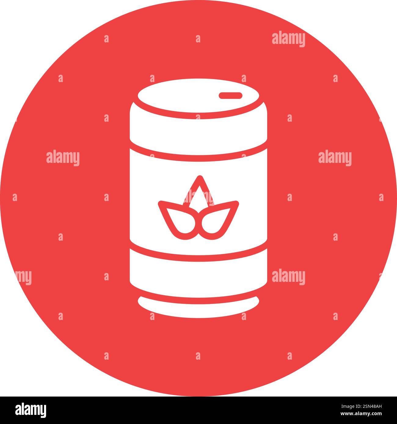 Can logo design Stock Vector Images - Alamy