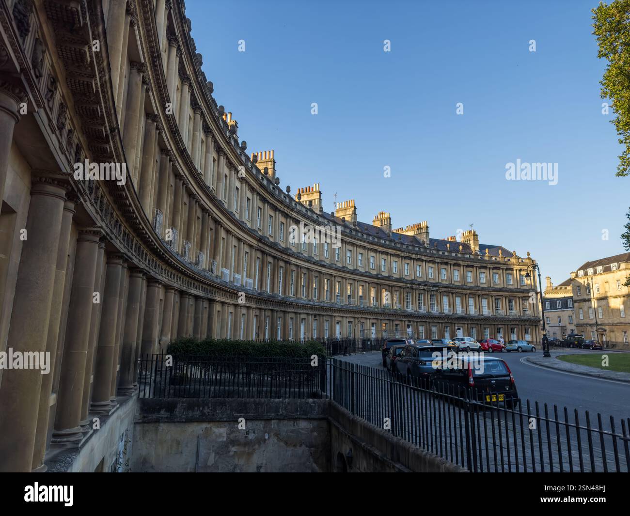 The Circus, famous architecture in Bath, England Stock Photo - Alamy