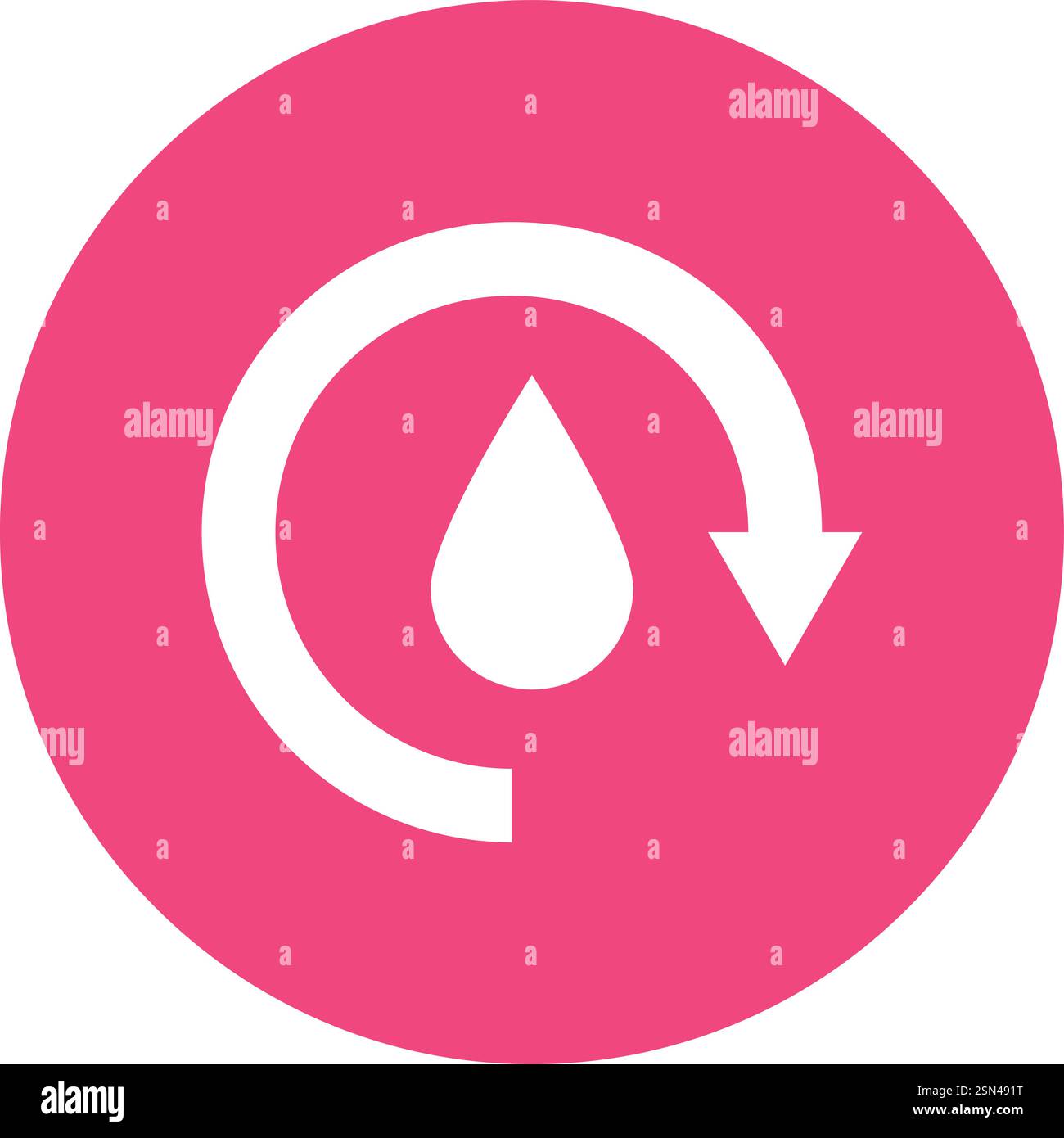 Water cycle Vector Icon Design Illustration Stock Vector Image & Art ...