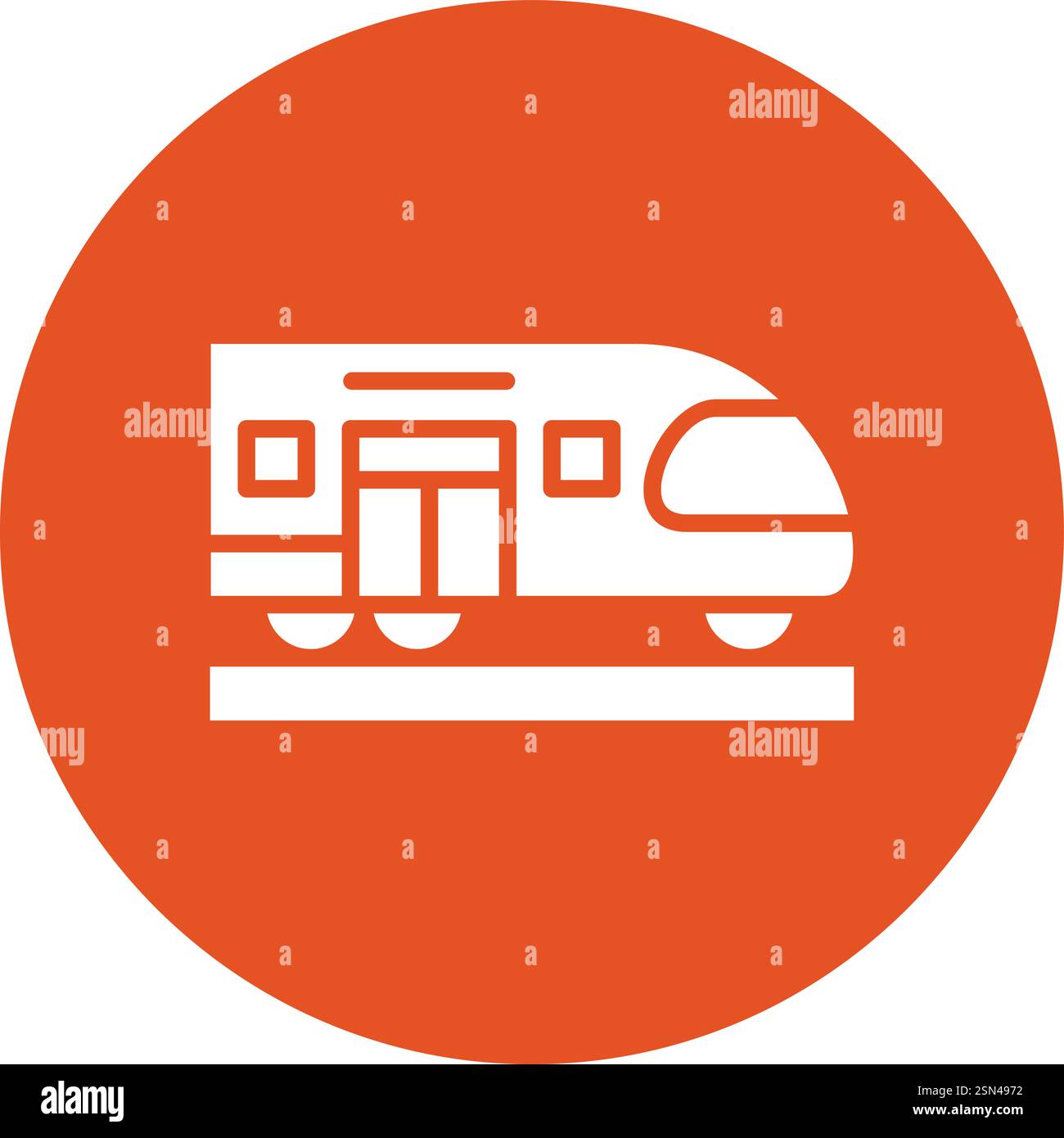 Train logo vector illustration Stock Vector Images - Alamy