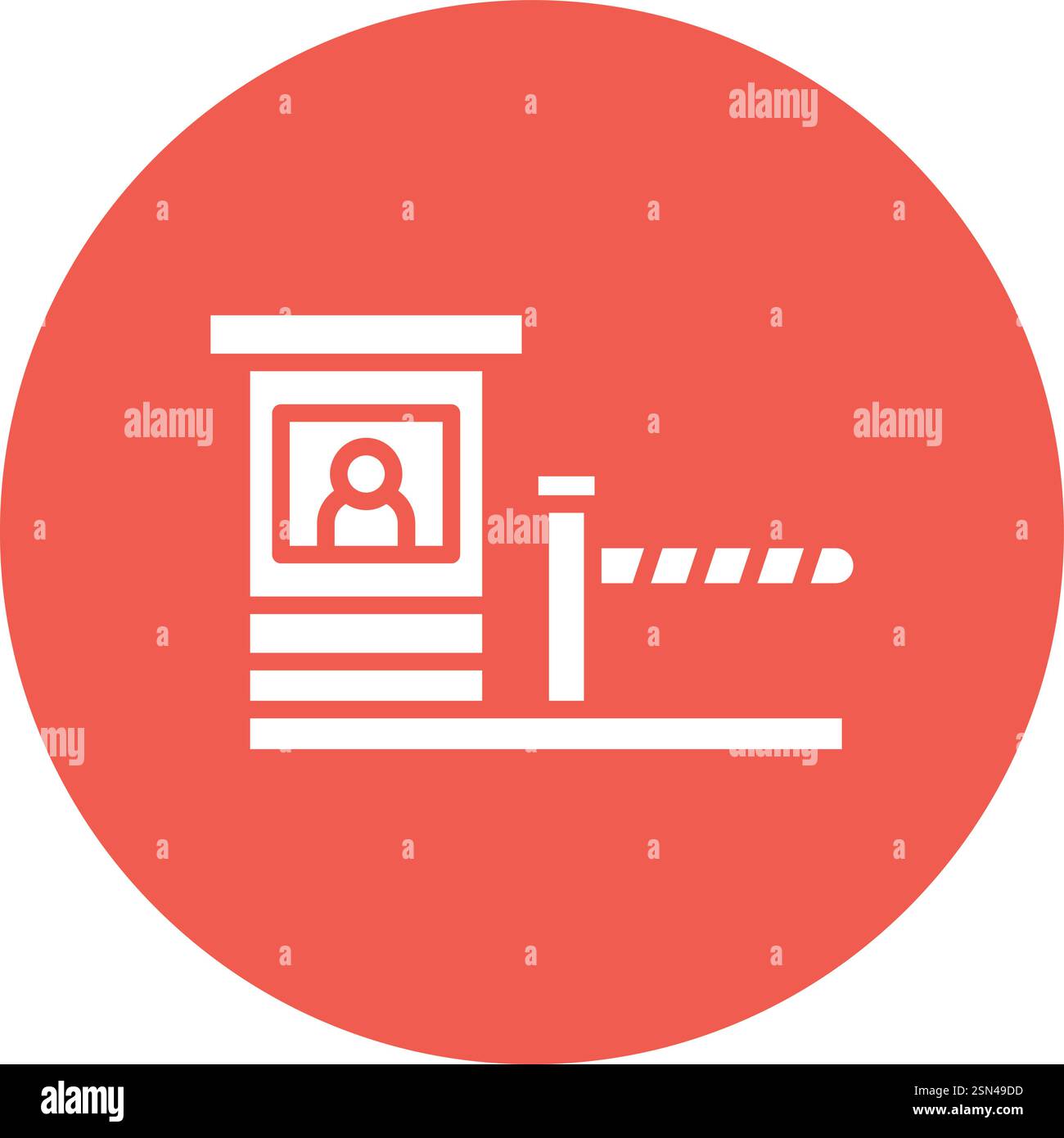 Checkpoint Vector Icon Design Illustration Stock Vector Image & Art - Alamy