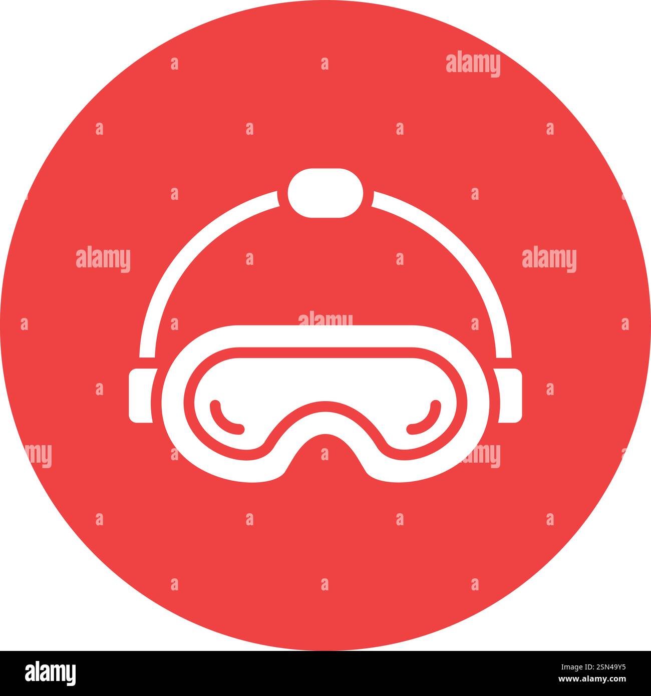 Safety glasses Vector Icon Design Illustration Stock Vector Image & Art ...
