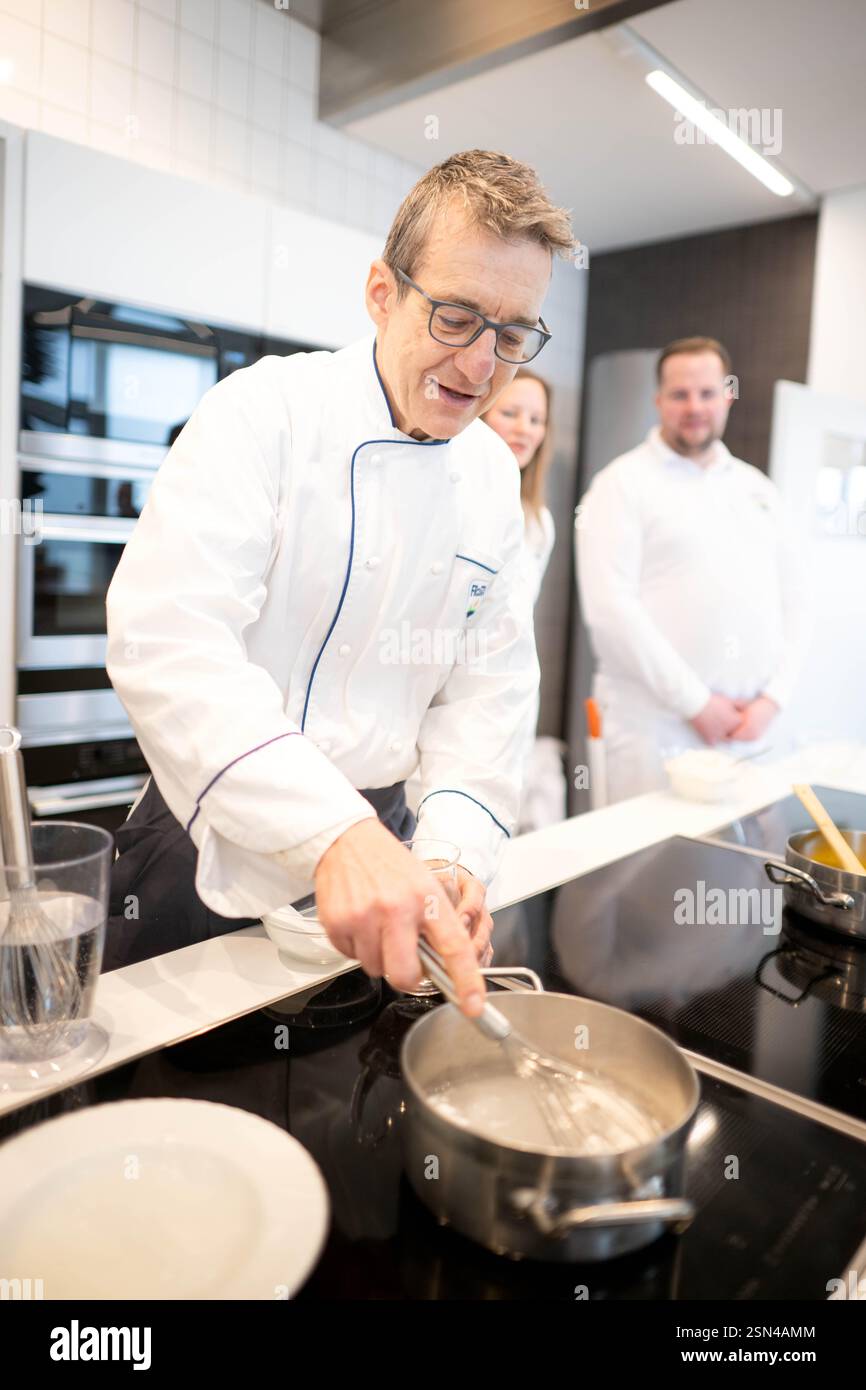 Bremerhaven, Germany. 13th Feb, 2025. Felix Ahlers, CEO of Frosta AG ...