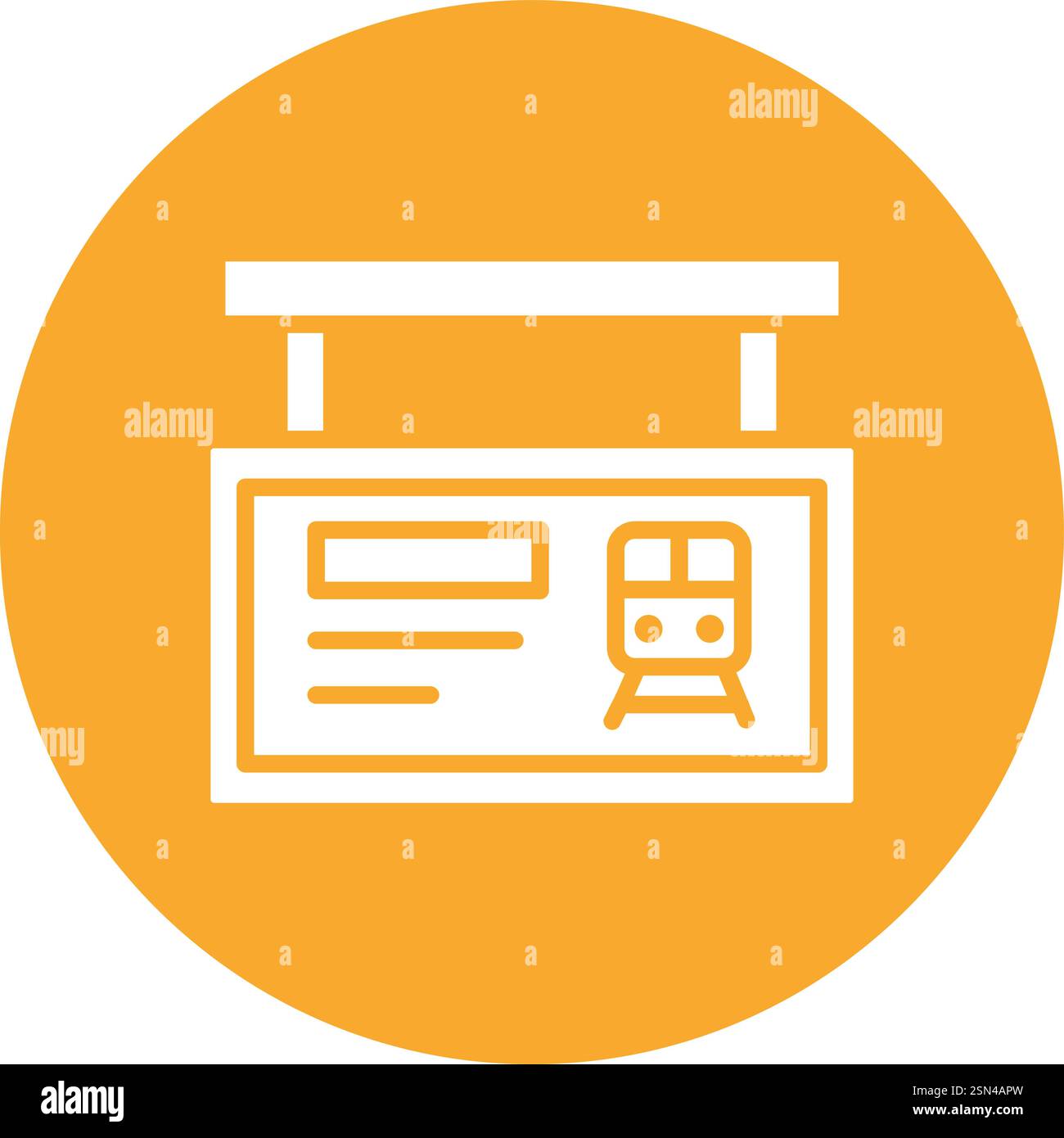 Train schedule Vector Icon Design Illustration Stock Vector Image & Art ...