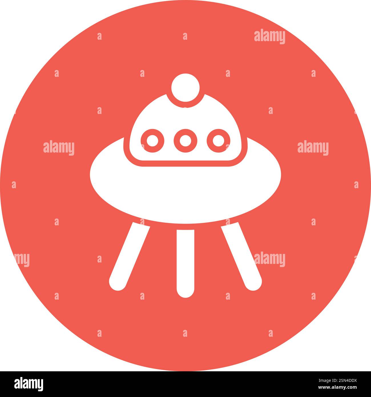Ufo Vector Icon Design Illustration Stock Vector Image & Art - Alamy