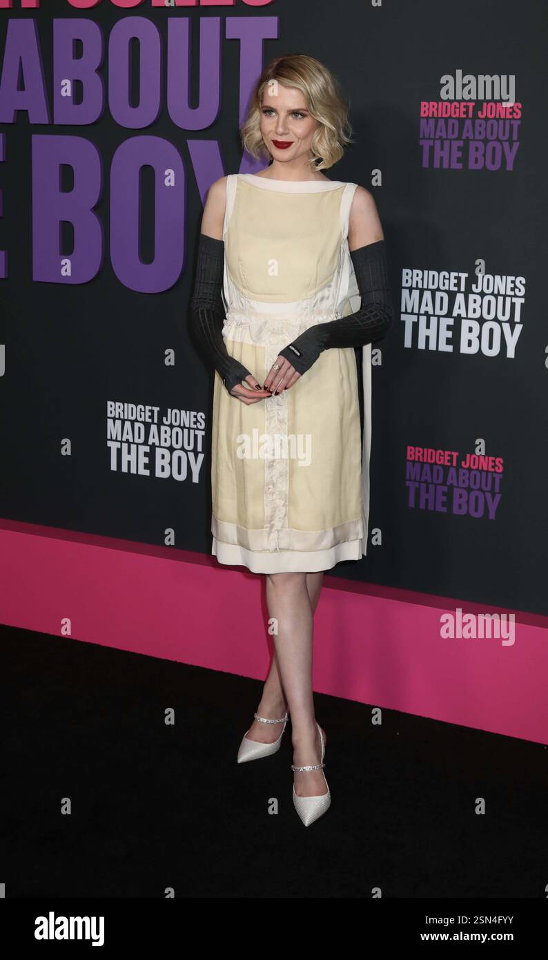 February 13, 2025, New York, New York, USA: British actor LUCY BOYNTON ...