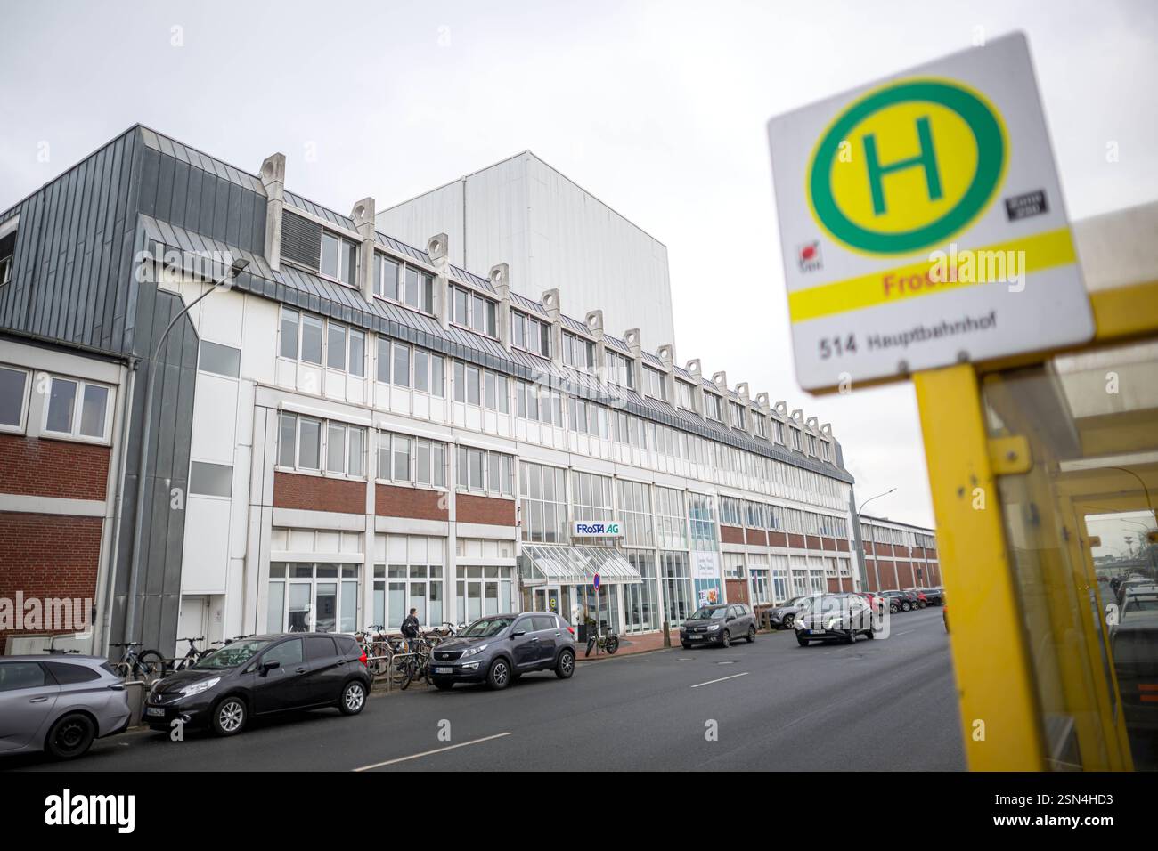 Bremerhaven, Germany. 13th Feb, 2025. The Frosta plant in Bremerhaven ...