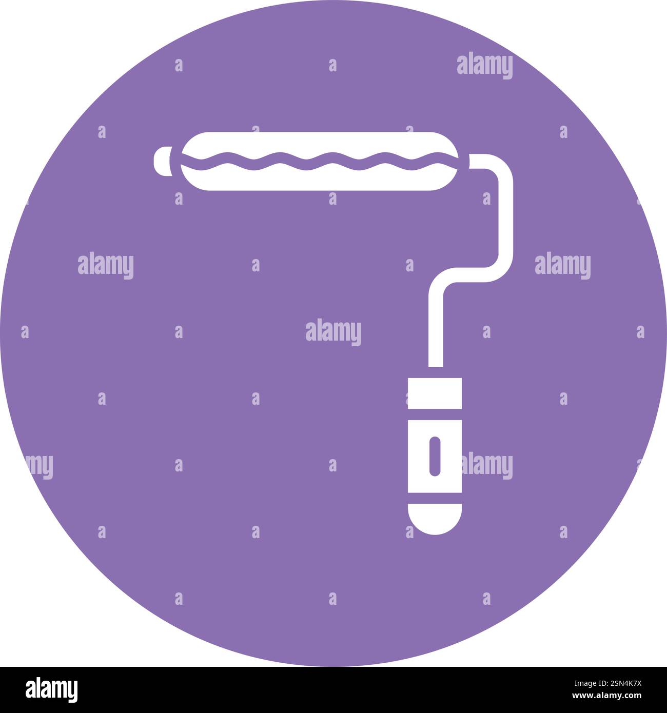 Paint roller Vector Icon Design Illustration Stock Vector Image & Art ...