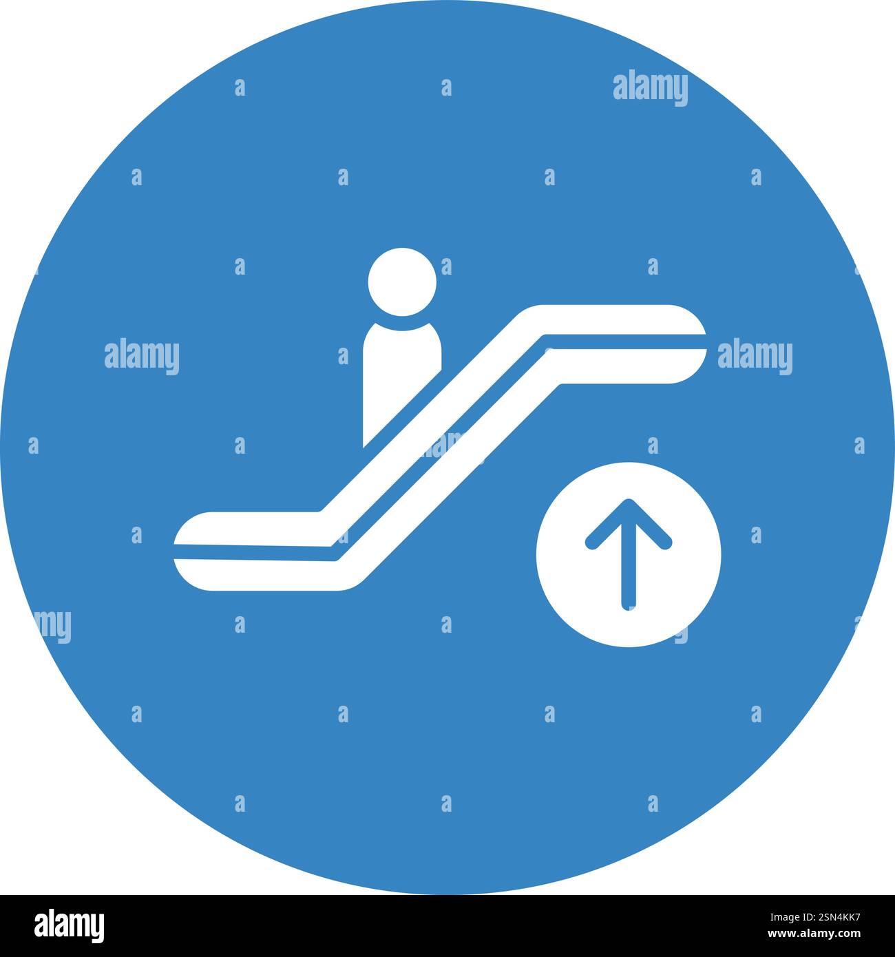 Escalator up icon thin Cut Out Stock Images & Pictures - Alamy