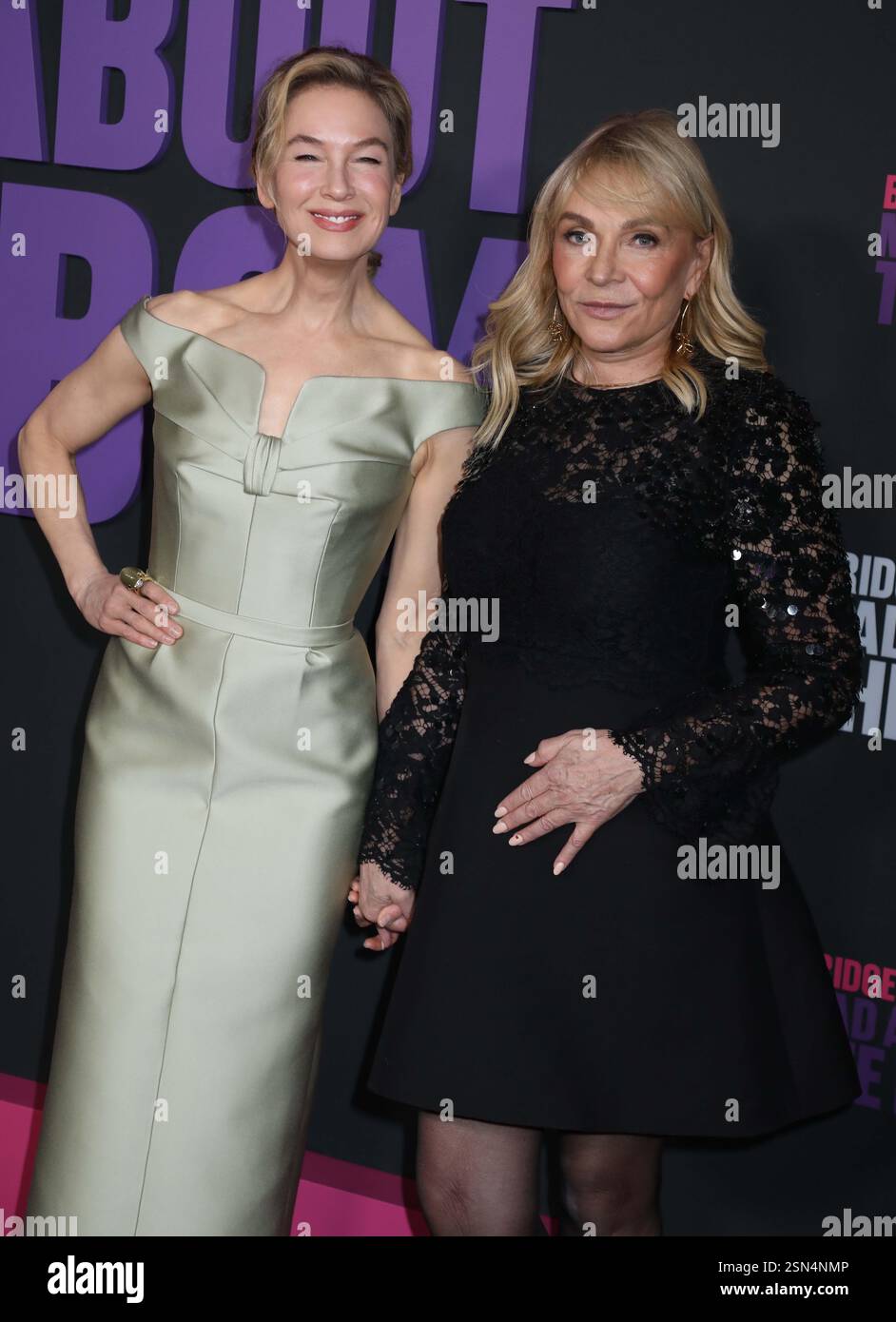 February 13, 2025, New York, New York, USA: Actor RENEE ZELLWEGER and ...
