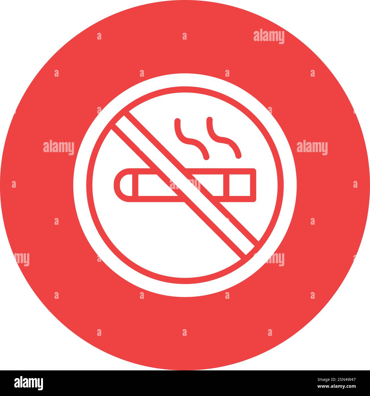 No smoking Vector Icon Design Illustration Stock Vector Image & Art - Alamy