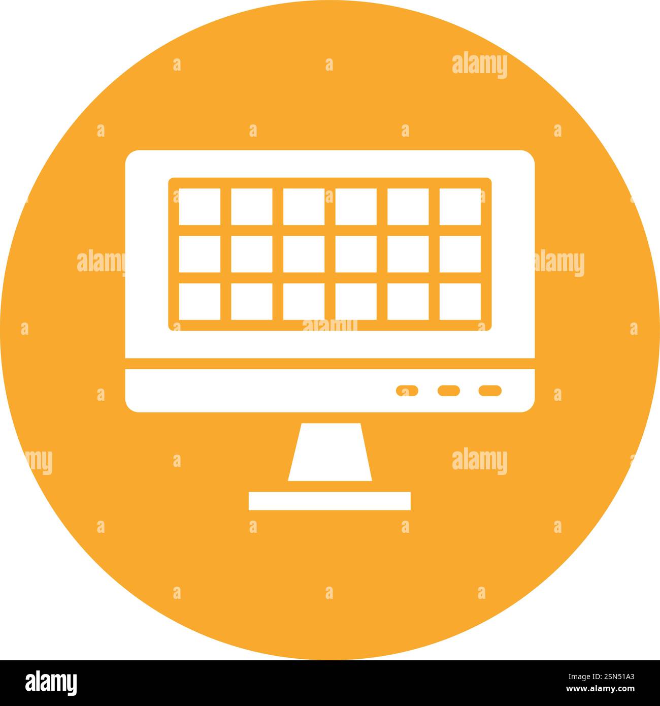 Grid Vector Icon Design Illustration Stock Vector Image & Art - Alamy