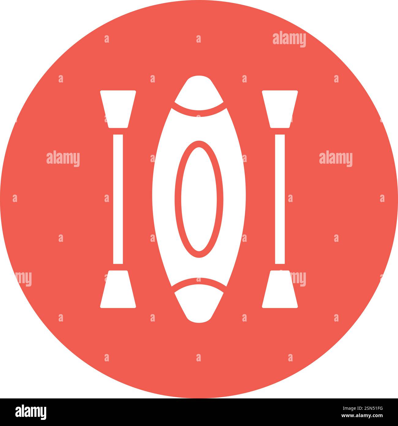 Canoe Vector Icon Design Illustration Stock Vector Image & Art - Alamy