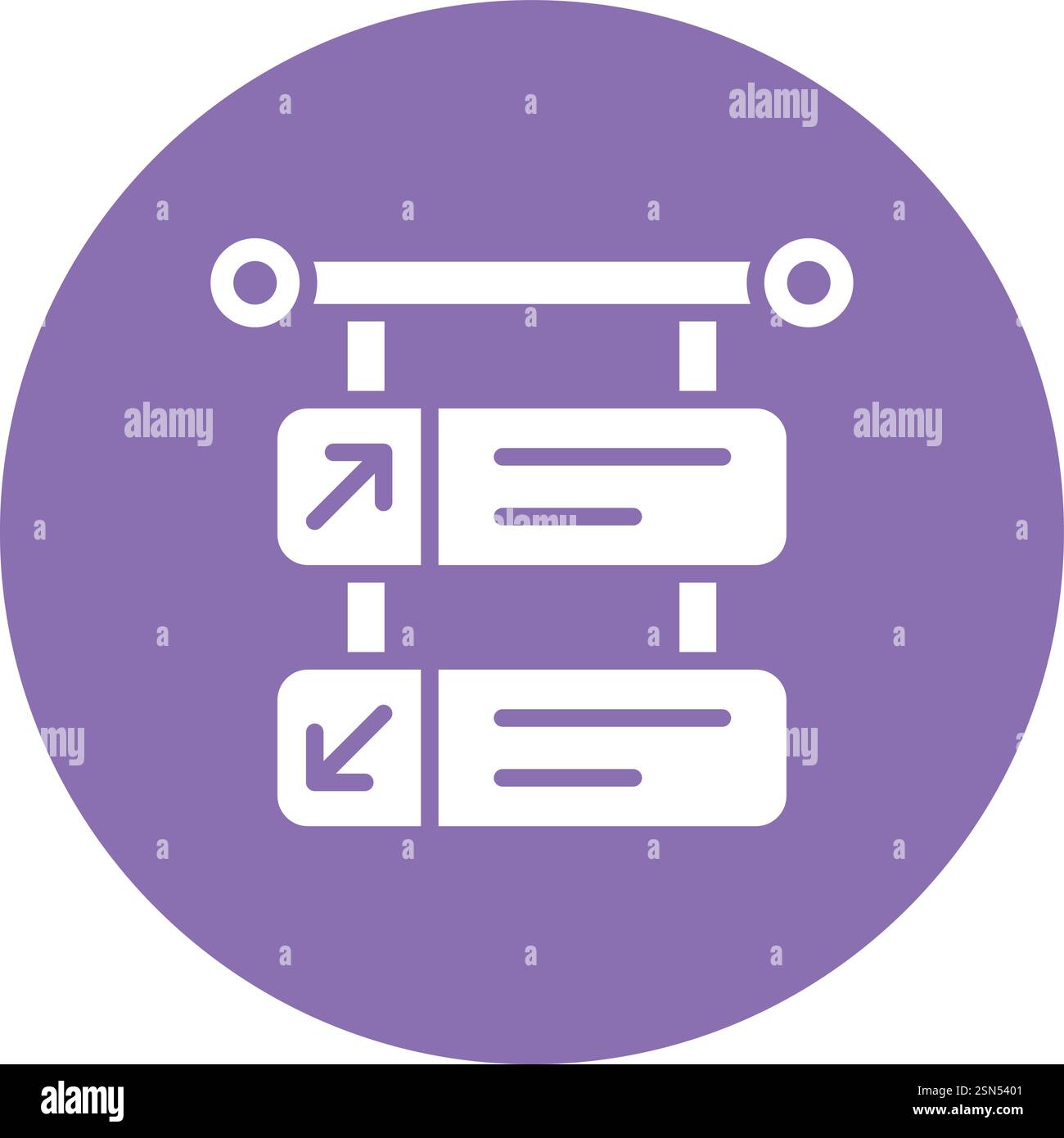 Directional logo hi-res stock photography and images - Alamy