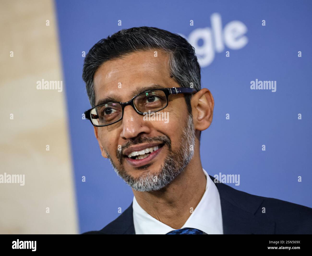 CEO of Alphabet and Google Sundar Pichai and Prime Minister of Poland ...