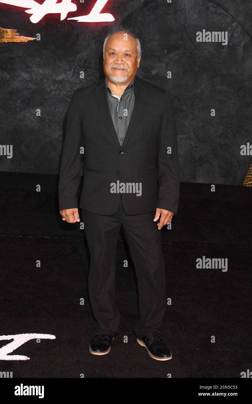 Hollywood, Ca. 12th Feb, 2025. Darryl Vidal at Netflix's Cobra Kai ...