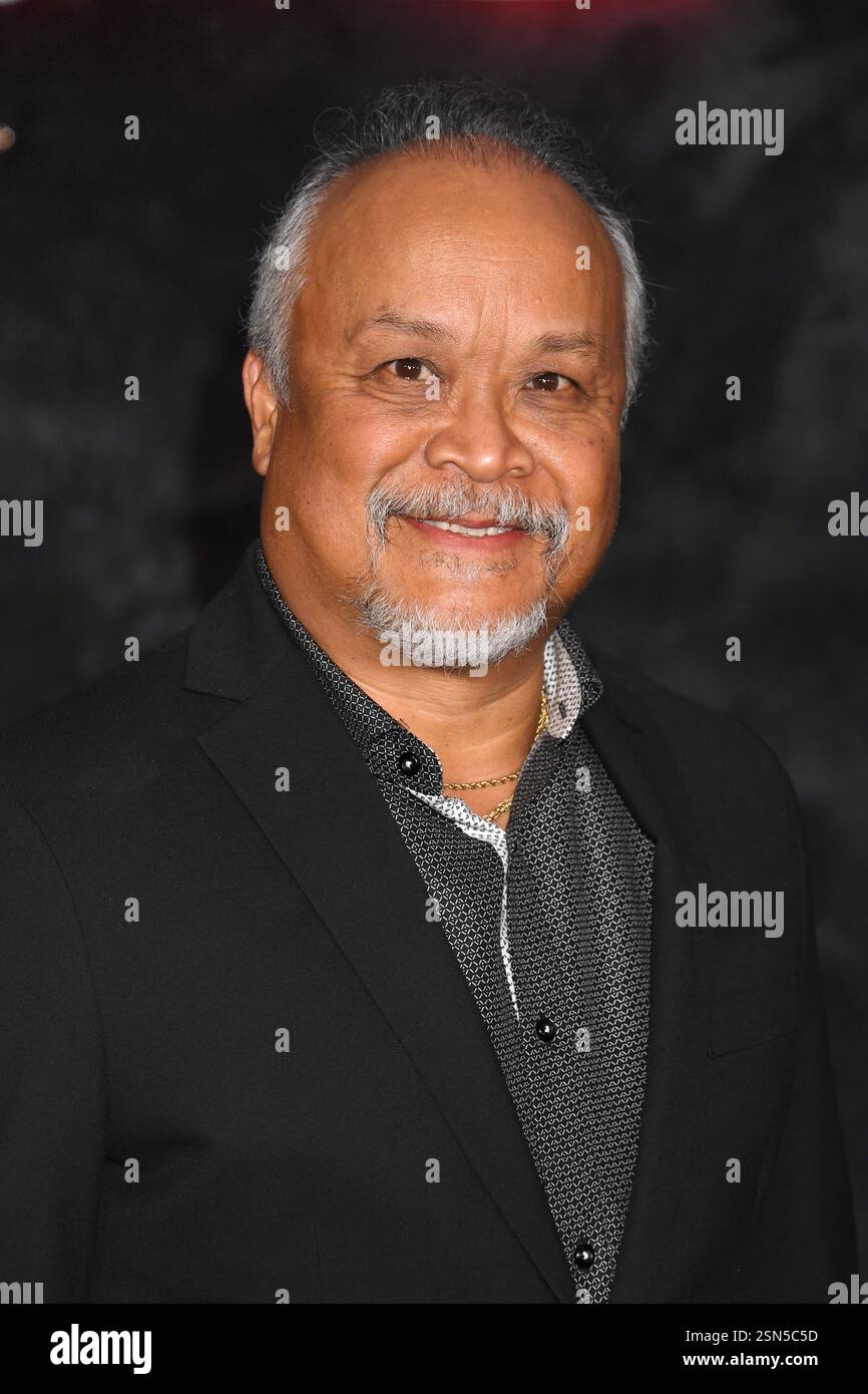 Hollywood, Ca. 12th Feb, 2025. Darryl Vidal at Netflix's Cobra Kai Series Finale Premiere at the ...