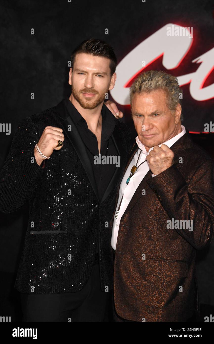 Hollywood, Ca. 12th Feb, 2025. Jesse Kove and Martin Kove at Netflix's ...