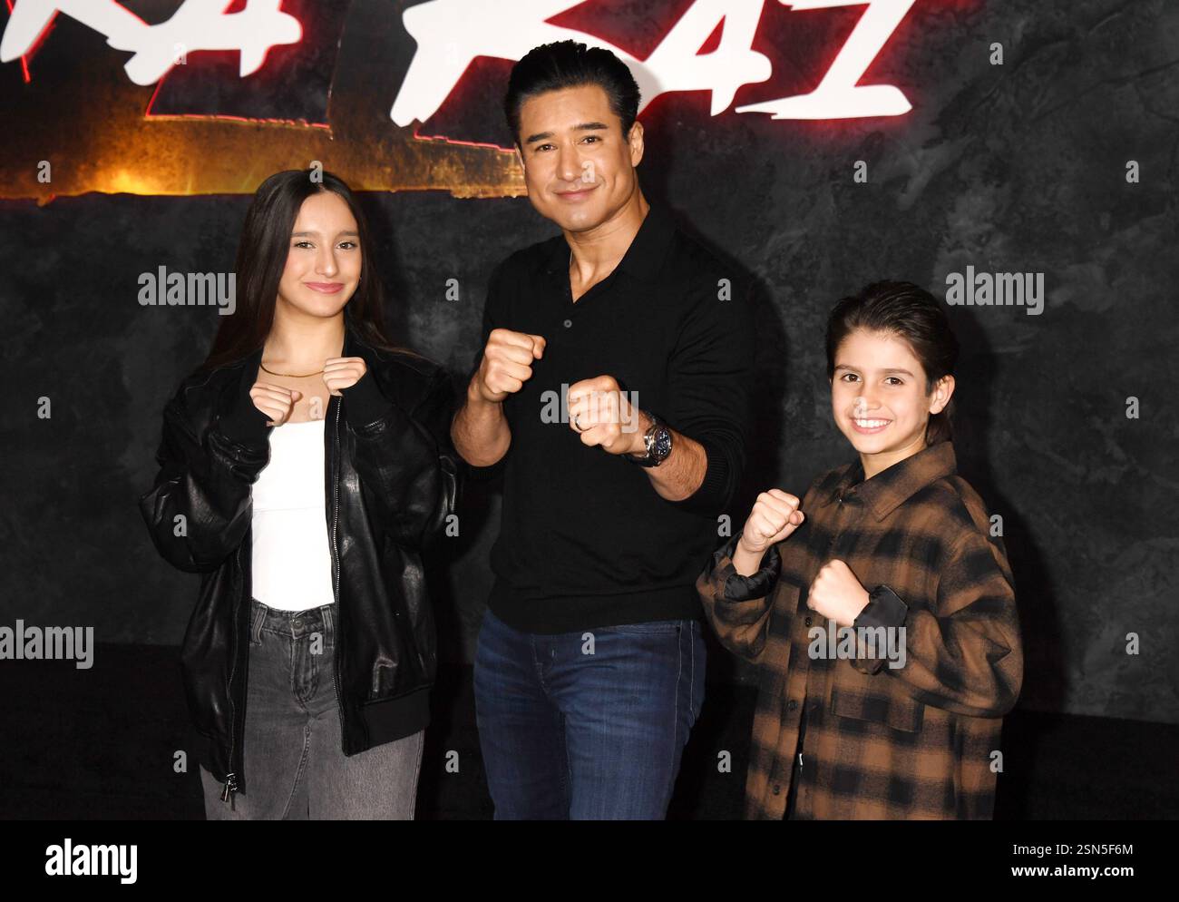 Hollywood, Ca. 12th Feb, 2025. Mario Lopez at Netflix's Cobra Kai ...