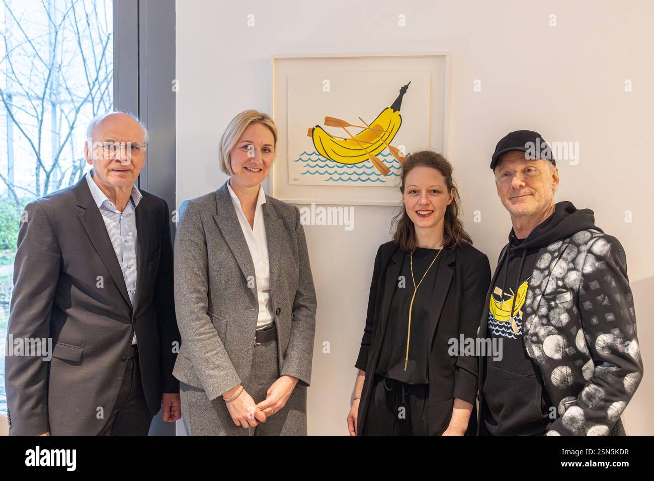 Bananensprayer im August Macke Haus Bonn 13.02.2025 Werner PREUSKER ...