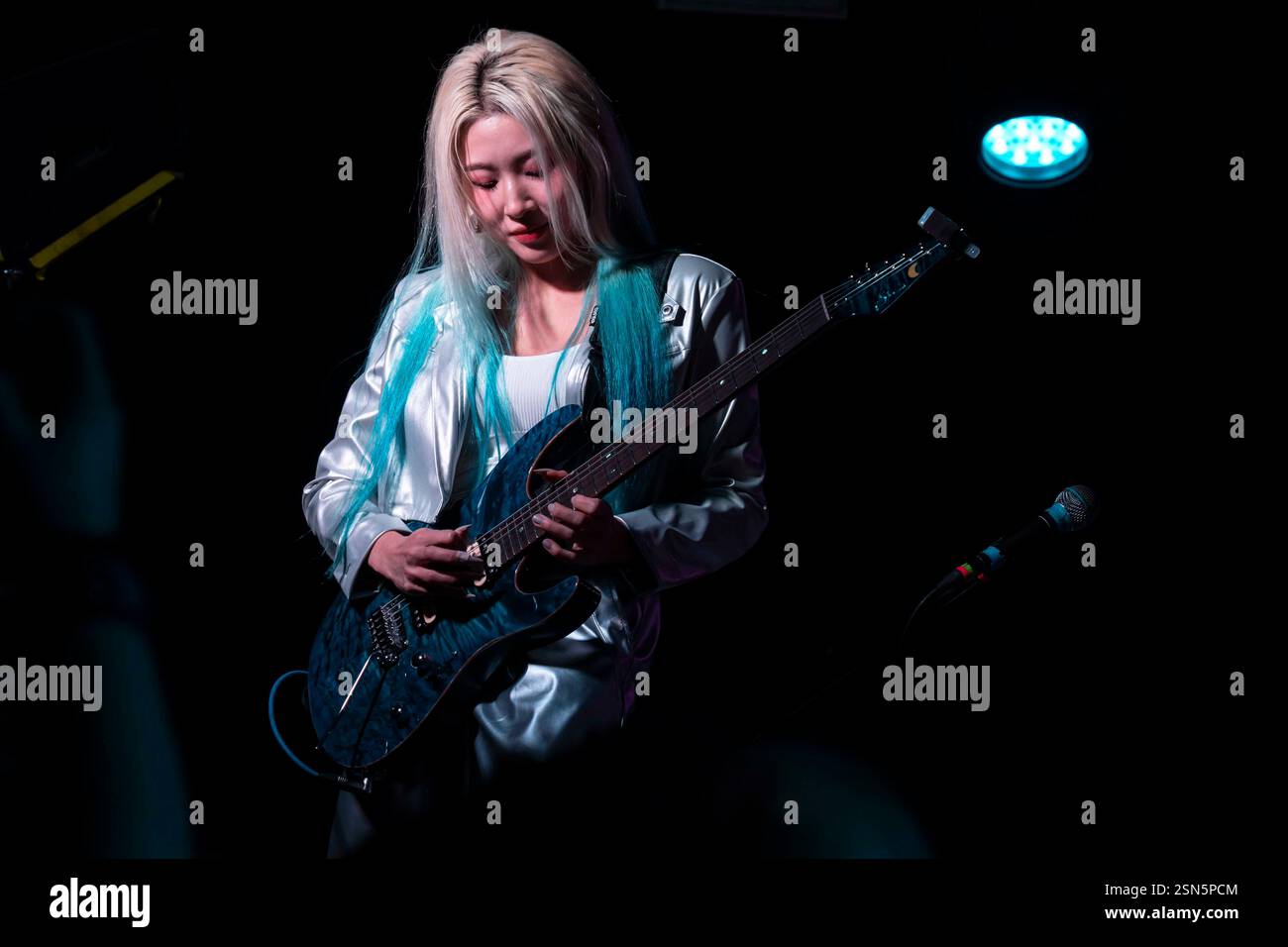 Milan, Italy. 31 January 2025. Korean rock girl band Rolling Quartz ...