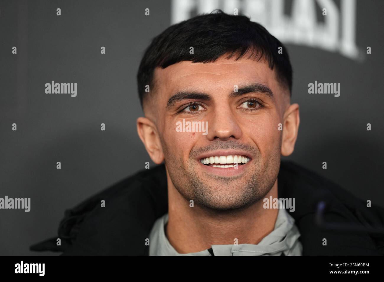Jack Catterall during a press conference at Co-op Live, Manchester ...