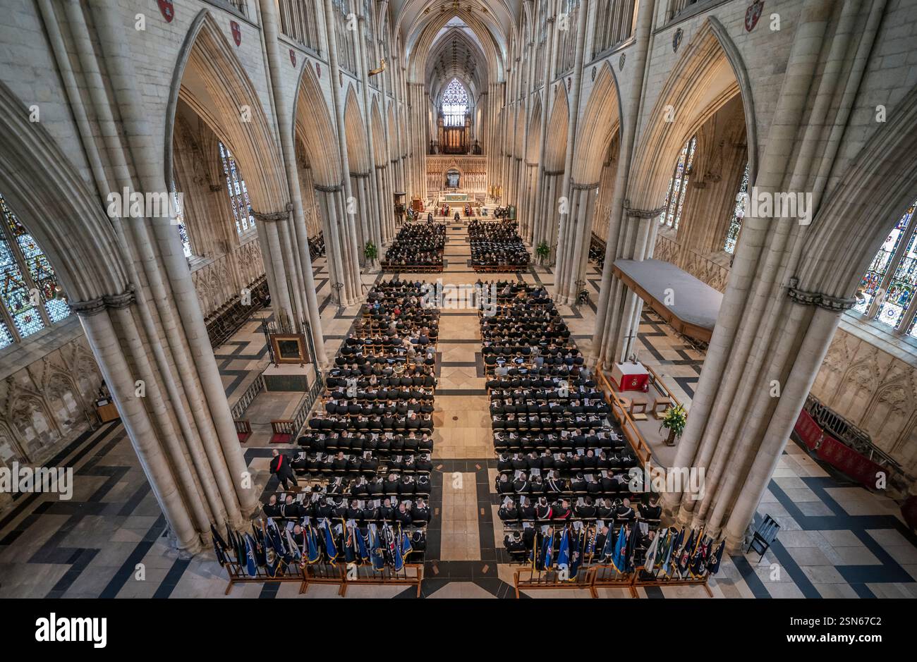 The funeral service of Police constable Rosie Prior at York Minster. Pc ...