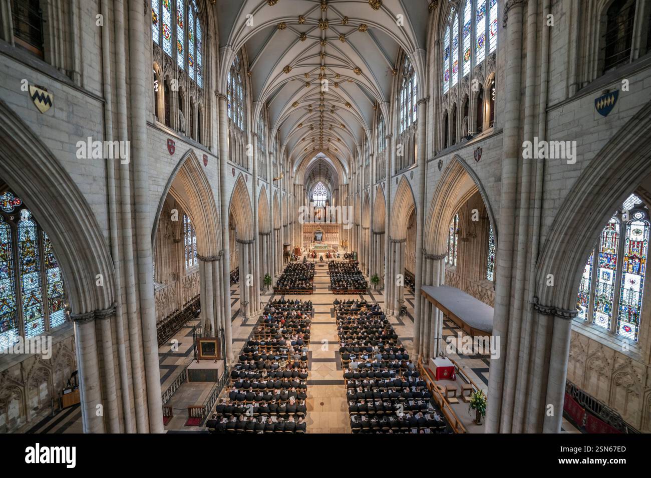 The funeral service of Police constable Rosie Prior at York Minster. Pc ...