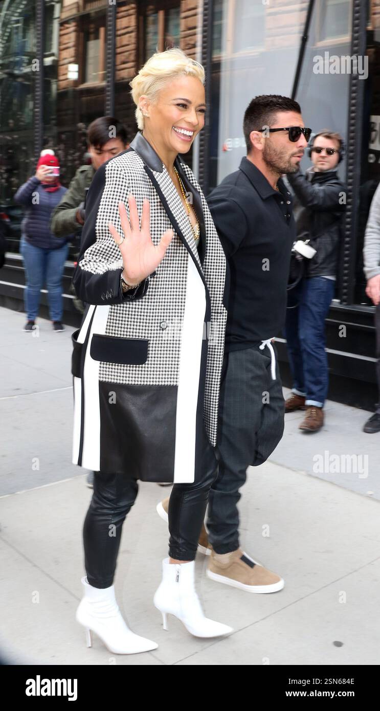 Actress Paula Patton made an appearnce at Build Series on April 18 2018 ...