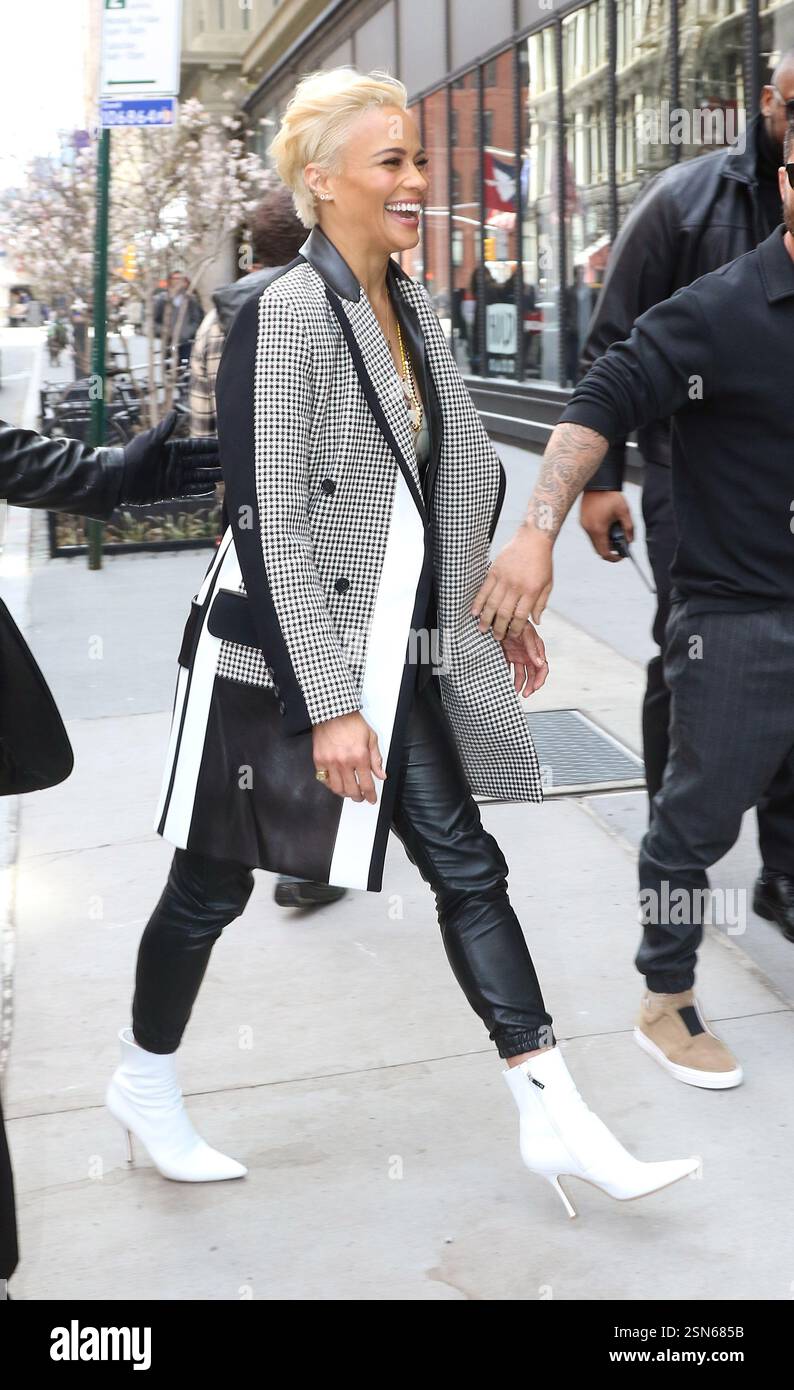 Actress Paula Patton made an appearnce at Build Series on April 18 2018 ...