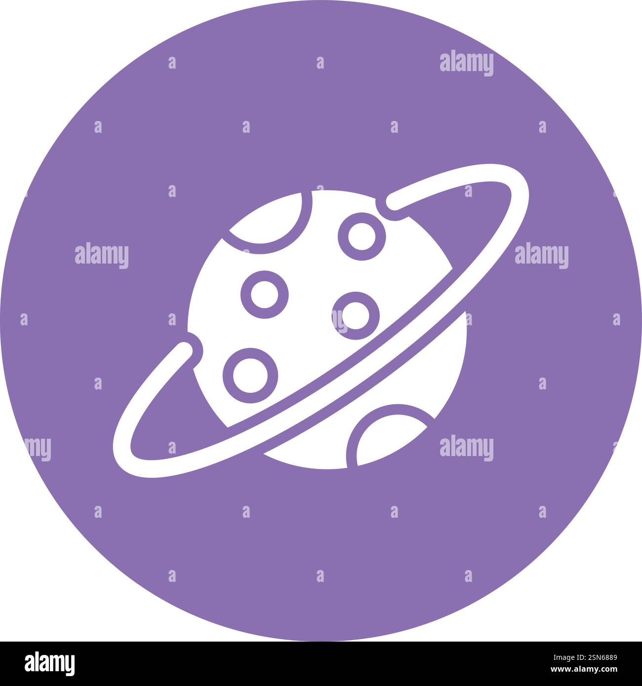 Saturn Vector Icon Design Illustration Stock Vector Image & Art - Alamy