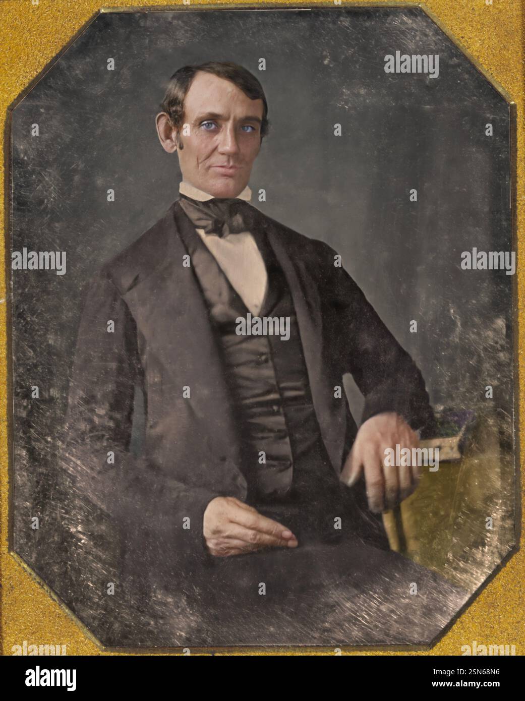Abraham Lincoln, Congressman-elect from Illinois. Three-quarter length ...