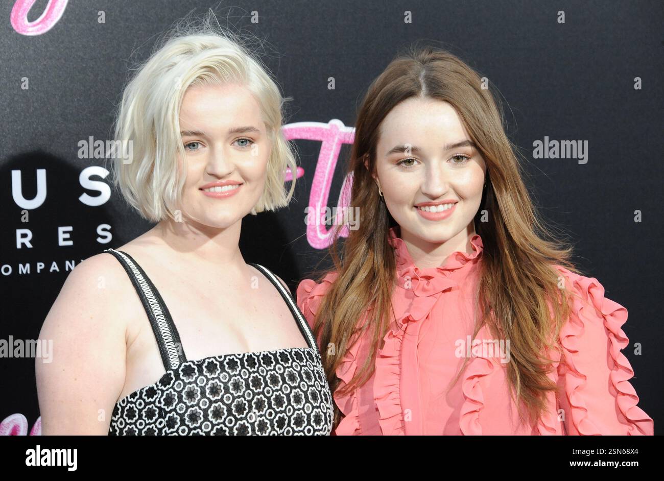 Kaitlyn Dever (R) and Mady Dever arriving at the premiere of 'Tully' at ...