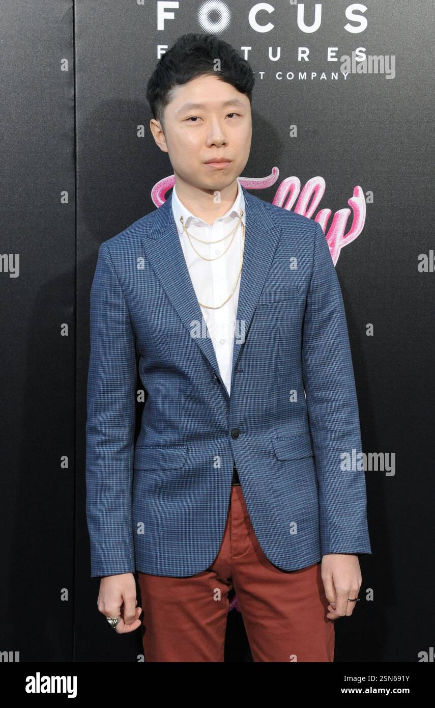 Joshua Pak arriving at the premiere of 'Tully' at the Regal LA Live ...