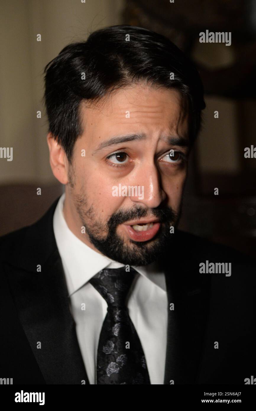 Lin Manuel Miranda attending the Hispanic Federation Spring Gala at the ...