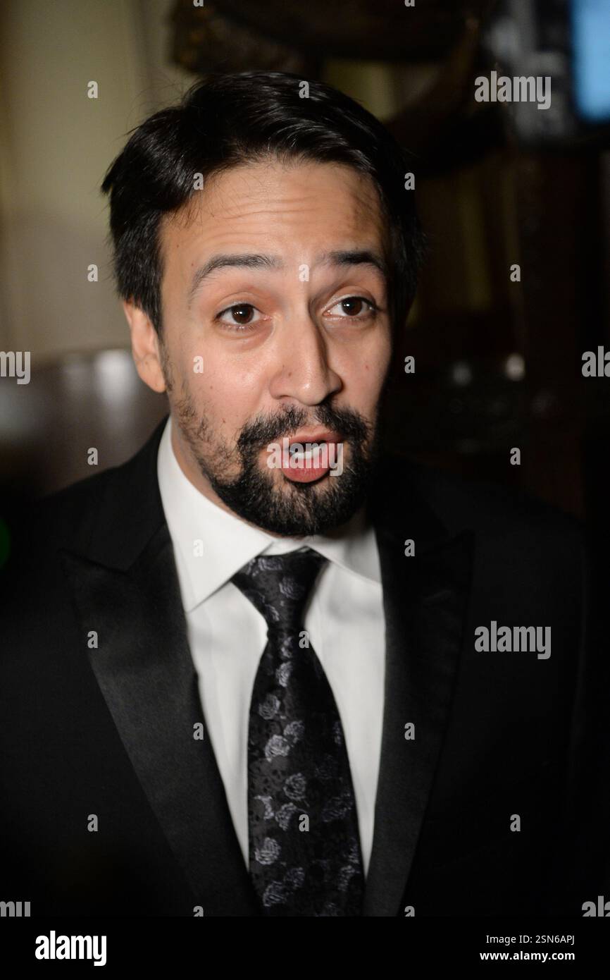 Lin Manuel Miranda attending the Hispanic Federation Spring Gala at the ...