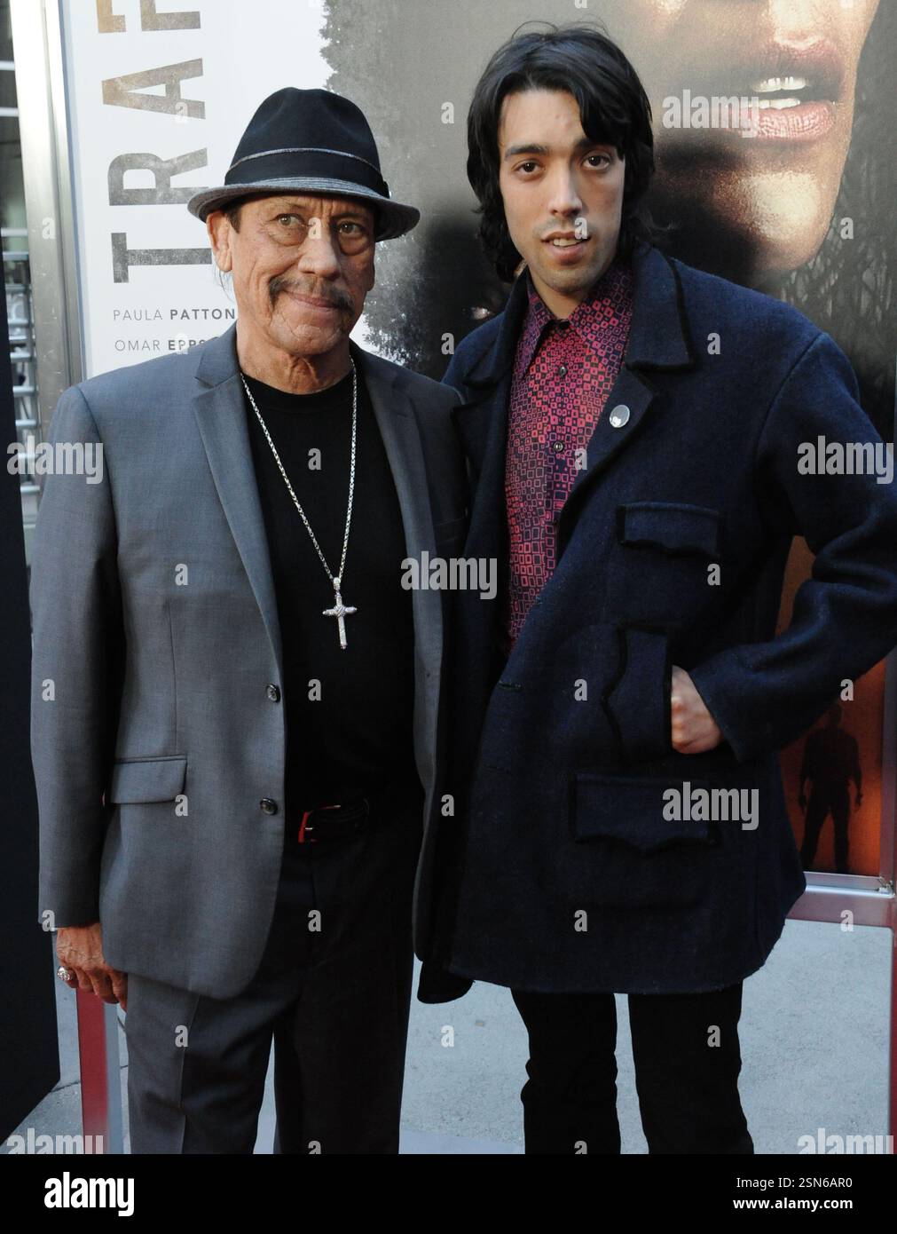 Danny Trejo and his son Gilbert Trejo arriving at the premiere of ...