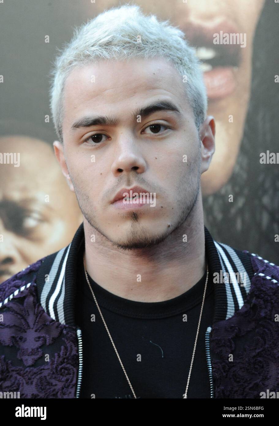 Tulio Rocha arriving at the premiere of 'Traffik' at the ArcLight ...